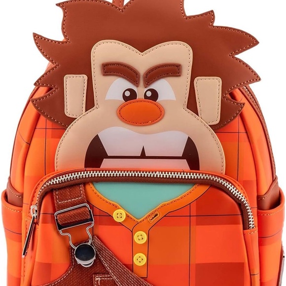 Bags | Loungefly Wreckit Ralph Mini Backpack Fixit Felix Wallet Set ...